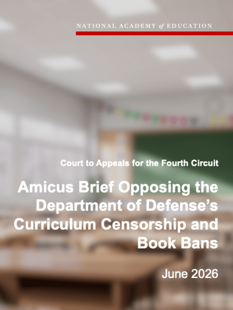 NAEd Files Amicus Brief Opposing DoDEA’s Curriculum Censorship and Book ...